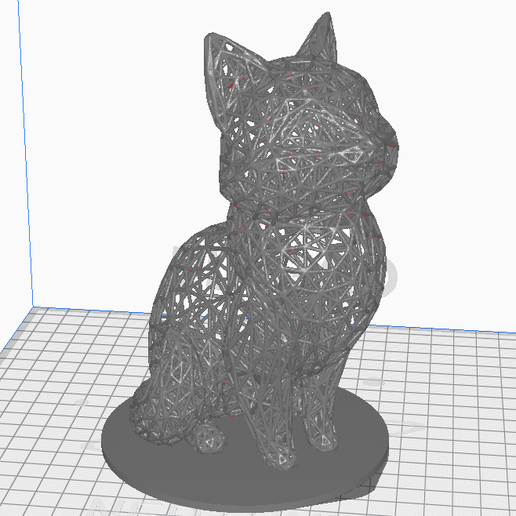 🐱 Cat sculp・ STL File for 3D printing・Cults
