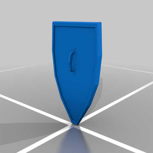 🛡️ a set of low-poly shields・Free STL File for ・Cults