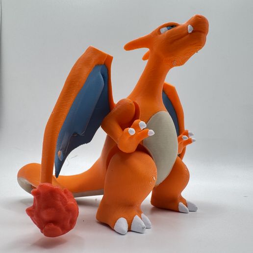 🐉 Articulated Charizard Pokemon (3mf included)・ STL File for 3D printing・Cults