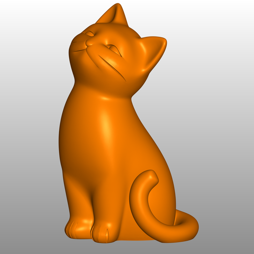 🐱 cat・ STL File for 3D printing・Cults