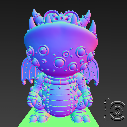 🎁 Horned Toad Beast - Spiked Guardian Edition・ STL File for 3D printing ...