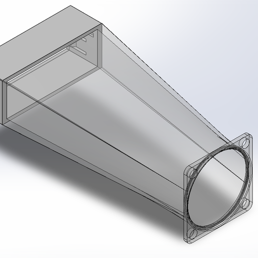 STL file Tesla long duct for 40x40xXX fan 🖥️ ・Design to download and 3D ...
