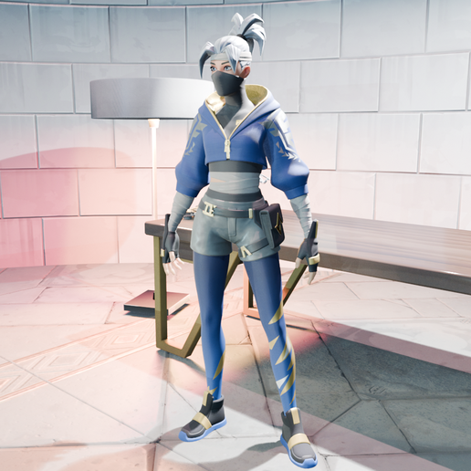 🔫 Champion Kuno fortnite + textures・ 3D File for 3D printing・Cults