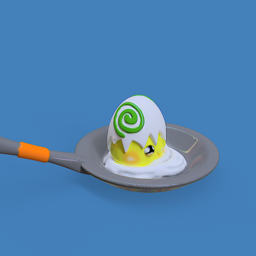 🐉 Yolkmon・Free STL File for 3D printing・Cults