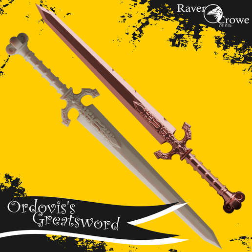 💍 Crucible Knight Ordovis's Greatsword from Elden Ring・Free STL File ...