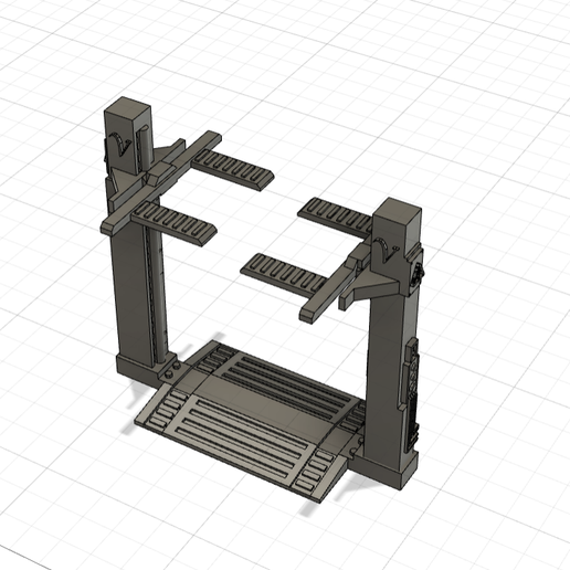 🚗 1/18 Elevateur de garage B / Garage lift B diecast・ STL File for 3D ...