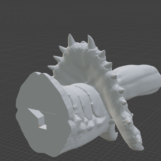 STL file Monster Hunter Diablos Trophy Head Mount 👹 ・3D printer model ...