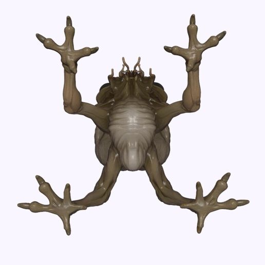 👽 Deep Crawler Alien・ STL File for 3D printing・Cults