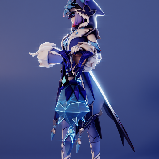 🧙 Cryo Cicin Mage | Genshin Impact・ 3D File for 3D printing・Cults