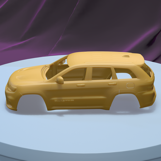 🚗 JEEP GRAND CHEROKEE TRACKHAWK 2018 (1/24) Printable Car Body・ STL ...