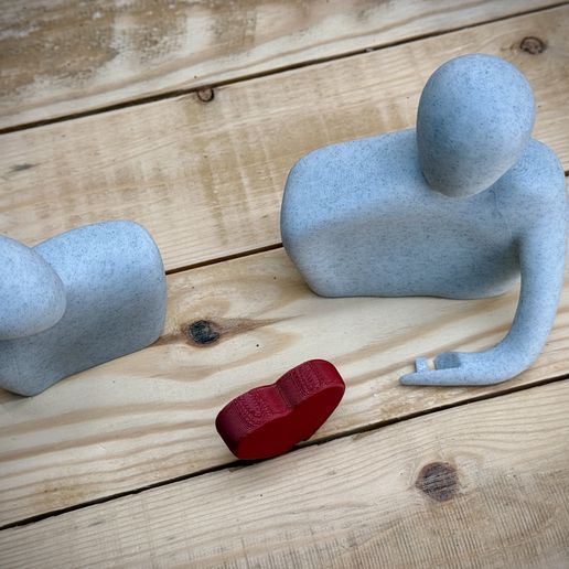 STL file Nesting couple home decor 🧑‍🤝‍🧑 (3MF)・3D print design to ...
