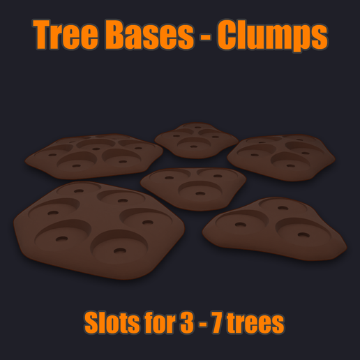 🧲 Modular Leafy Trees with Magnetic Bases – Scenic Clumps & Lines・Free ...