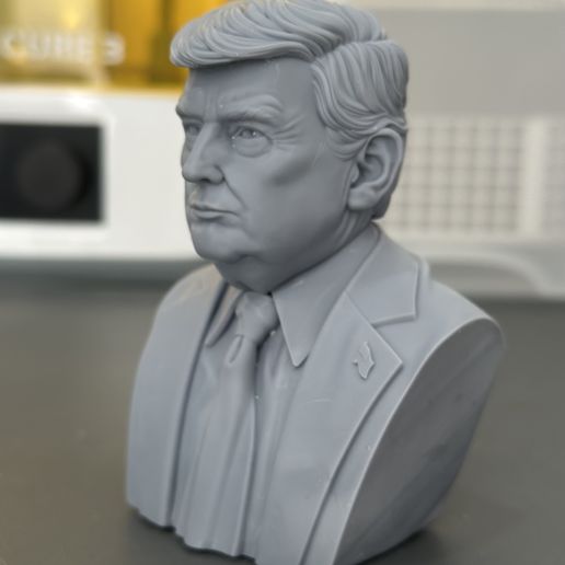 👤 Commercial License Donald Trump Bust 2024・ STL File for 3D printing・Cults
