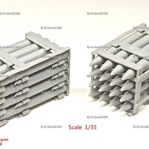 🐅 Tiger Tank Interior Parts For Ammo Box.(STL-35-16)・ 3D File for 3D ...