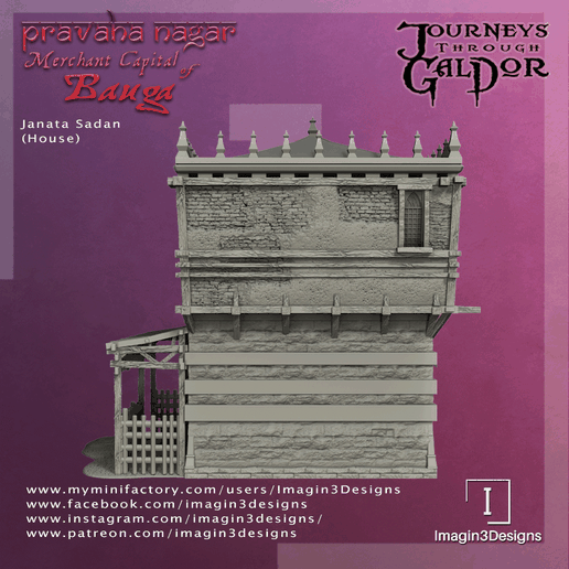 3D file Janata Sadan (House) 🏠 ・3D printable design to download・Cults