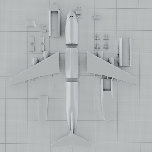 🛩️ Lockheed C-5 Super Galaxy Cargo Plane aircraft MODEL・ STL File for ...