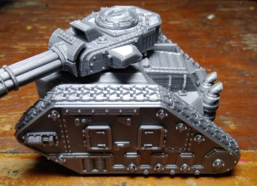 🍋 Lemon Rust Sci-Fi Tank Turret・Free STL File for ・Cults