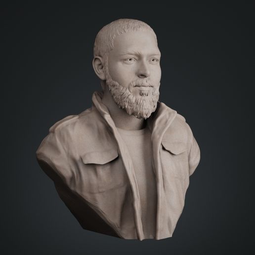 👤 Post Malone Bust・ STL File for 3D printing and CNC machining - Laser ...