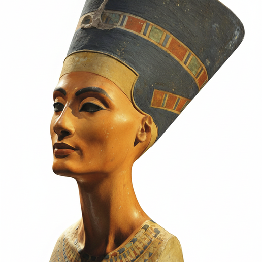 👤 busto de nefertiti・Archivo STL Gratis para Impresión 3D・Cults