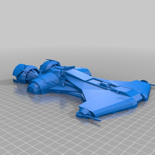 ⭐ Star Wars The Old Republic Jedi ship・Free 3D File for ・Cults