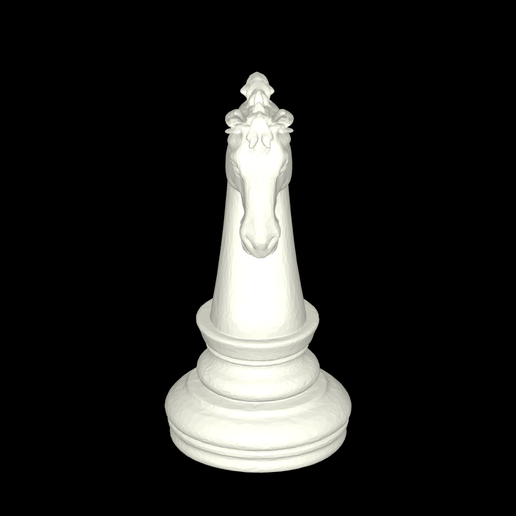 ♟️ chess knight・ STL File for 3D printing・Cults