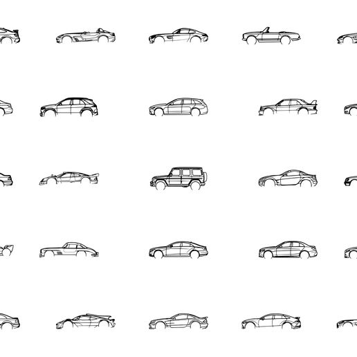 💾 German Cars MEGA BUNDLE 120 CARS (SAVE %45!!)・ 3D File for ・Cults