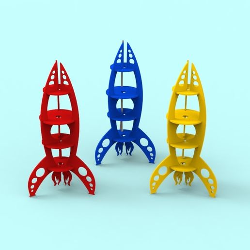 STL file Rocket Puzzle: Assemble & Launch 🚀 ・3D printable model to ...