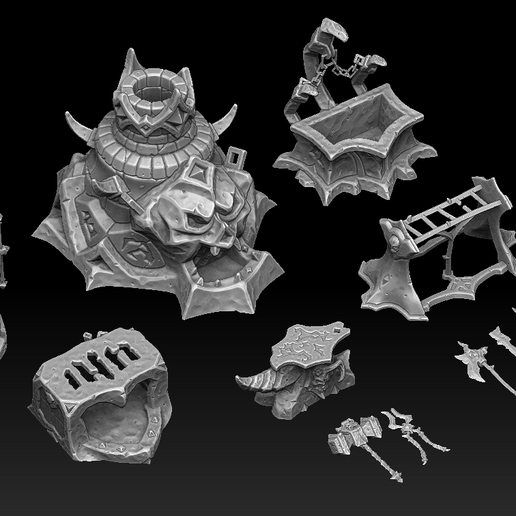 STL file Undead forge collection 🎲 ・3D print design to download・Cults