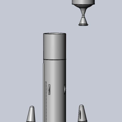 🚀 Ariane 6 Rocket - Detail Printable Scale Model・ STL File for ・Cults