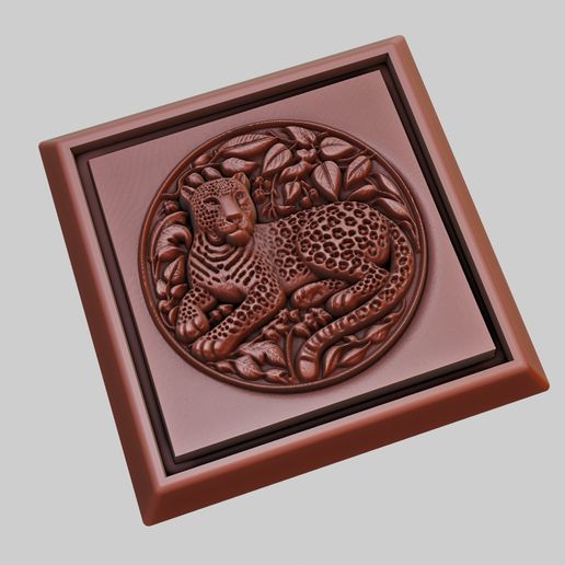 3D file Leopard Animal 3D Model for CNC Router Laser & 3D Printer 🐆 ...