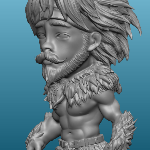 🦁 Lion Man – Elegance in Power | 3D Character Model・ STL File for 3D ...