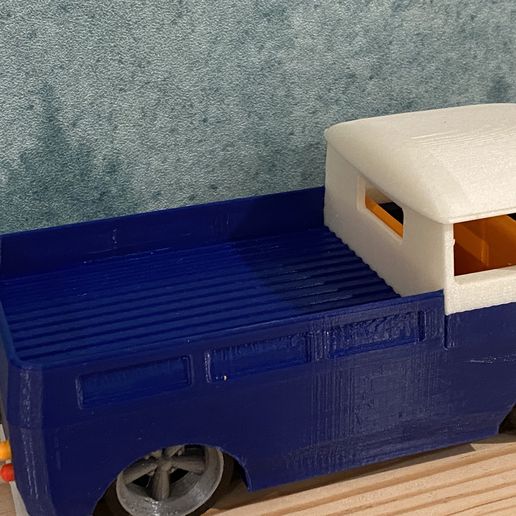 🚗 Volkswagen Combi - T1 Double Cab・ STL File for ・Cults