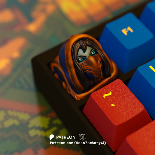 3D file Phantom Assassin Creeping Shadow Artisan Keycap 👾 ・3D printing ...
