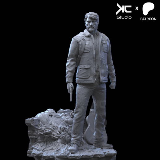 🎮 Joel - The Last of Us FanArt 3D print model・Arquivo STL para ...