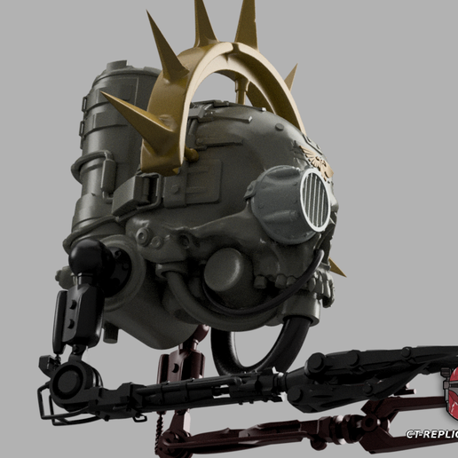 💀 Servo Skull SM2 1:1 Scale Replica Hammer・ OBJ File for 3D printing・Cults