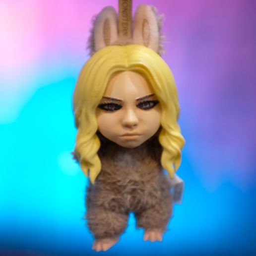 💇 M3gan Face and Hair Cosplay - Labubu Accessories Toy・ STL File for 3D ...