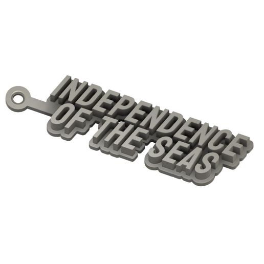 🗝️ Royal Caribbean Independence of the Seas Keychain / Keyring・ STL ...