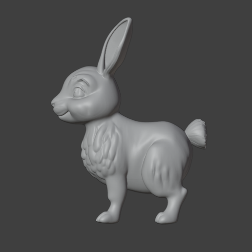 🐇 Realistic 3D Printable Rabbit・ STL File for 3D printing・Cults