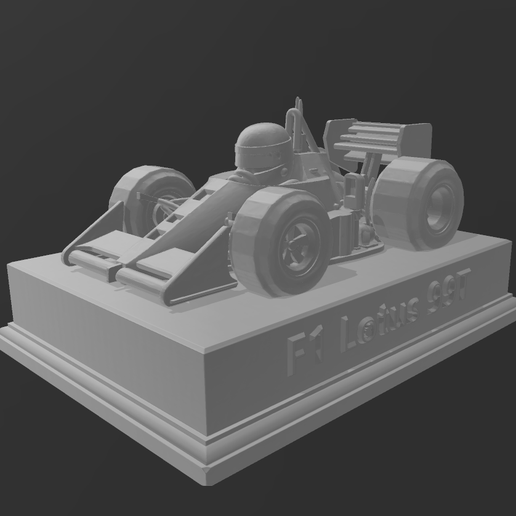 🪷 CARTOON F1 Lotus 99T F1 CAR COLLECTION CAR・ STL File for 3D printing ...