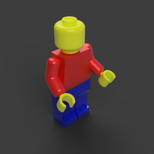 📁 Customizable L E G O Minifigure with step file included・ STL File for ...