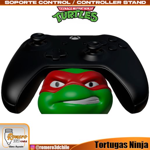 🥷 Ninja Turtles Control Stand・ STL File for 3D printing・Cults