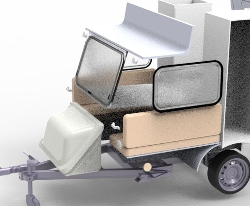 🏕️ Complete caravan 1/24・ STL File for 3D printing・Cults