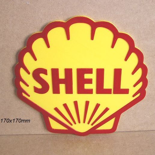 🐚 shell, sign, vintage, oil, lubricant, gasoline, car, automobile, logo ...