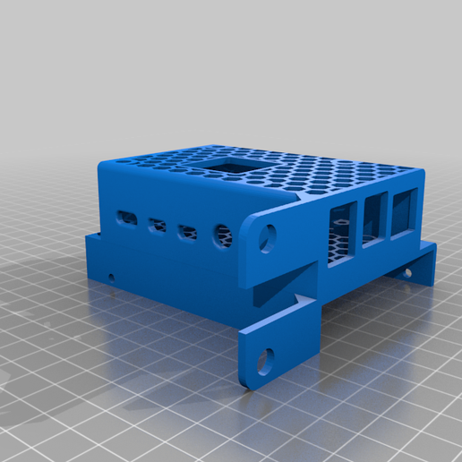 🎩 Raspberry Pi 4 + PoE Hat + SSD Tray 1U Rackmount - Reversed・Free 3D File for ・Cults