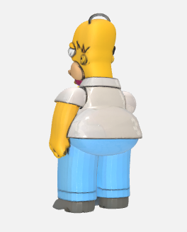 🧸 Homer Simpson・ STL File for 3D printing・Cults
