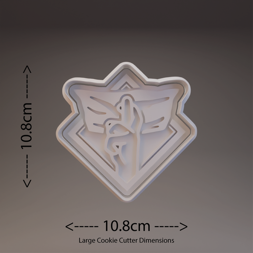 🍪 Satoru Gojo Emblem - Jujutsu Kaisen - Cookie Cutter・ STL File for 3D ...