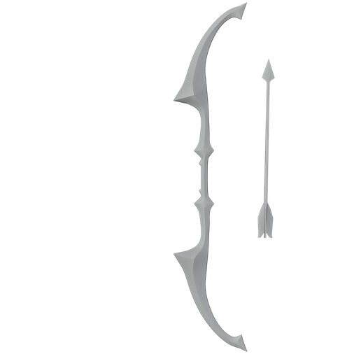 STL file League Of Legends Woad Ashe Bow And Arrow Skin For Cosplay 🏹 ...