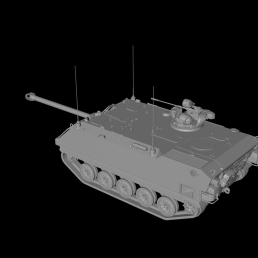 🪖 French AMX-10M anti-tank destroyer 3D model material (1)・ STL File ...
