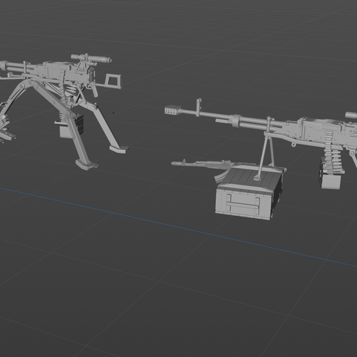 OBJ file Russian KORD heavy machine gun 3D model 🔫 ・Design to download ...