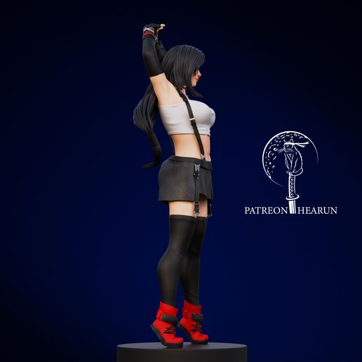 👾 Tifa Lockhart Ready For 3D Printing・ 3D File for 3D printing・Cults